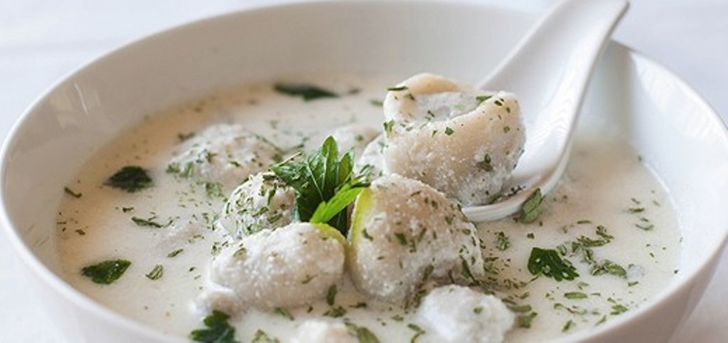 Shish Barak: Meat Dumplings in Yogurt Sauce