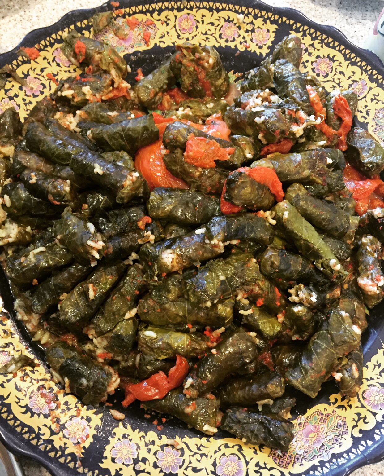Warak Enab (Stuffed Grape Leaves or Dolmas)
