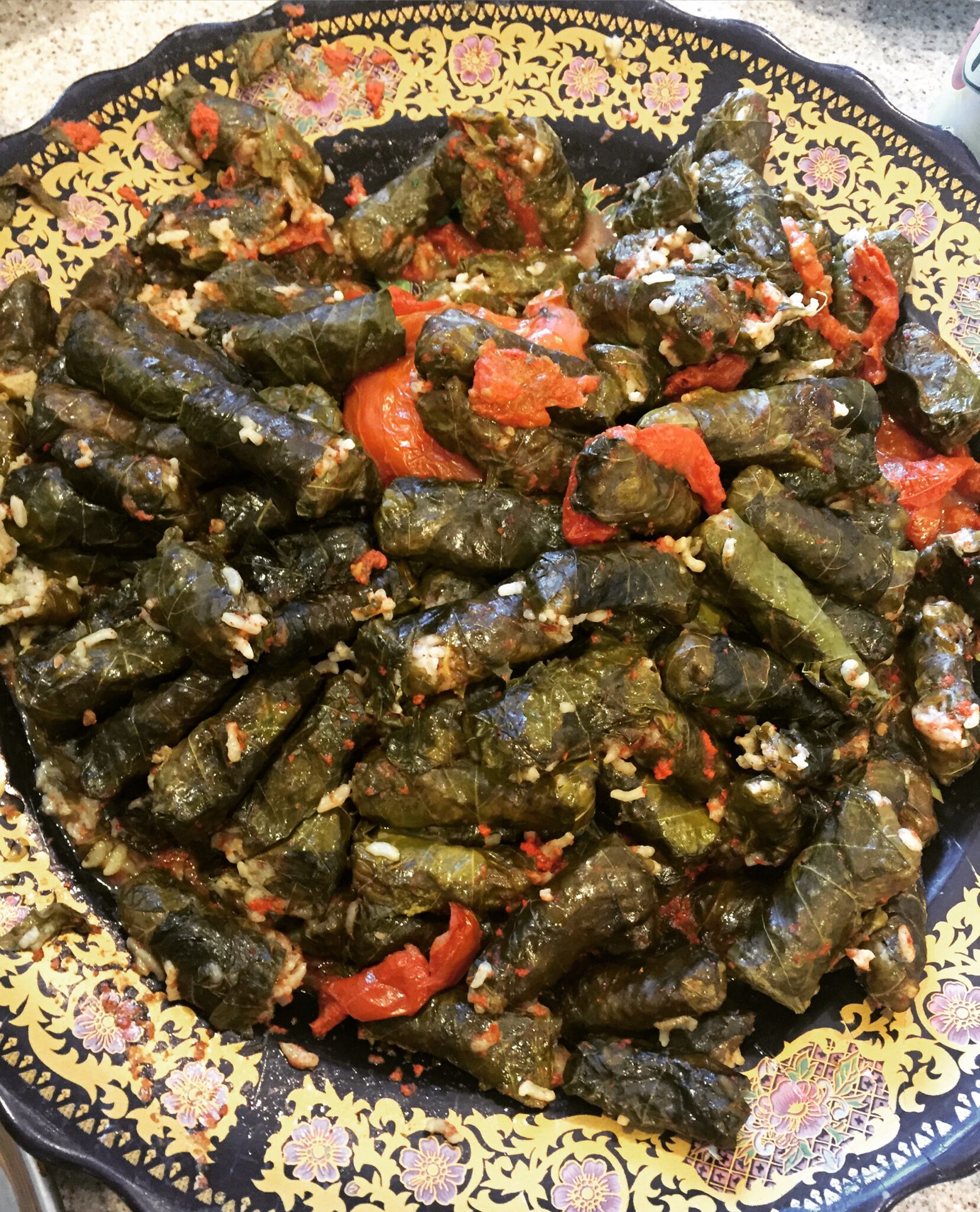Warak Enab (Stuffed Grape Leaves or Dolmas)