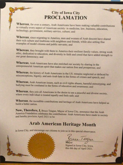 Proclamations and Resolutions Issued in Commemoration of National Arab ...