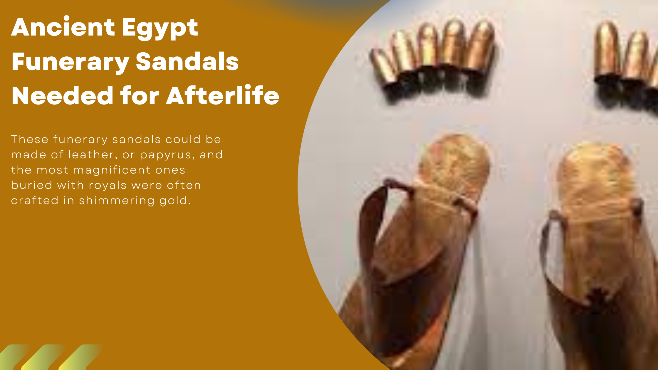Ancient Egypt Funerary Sandals Needed for Afterlife