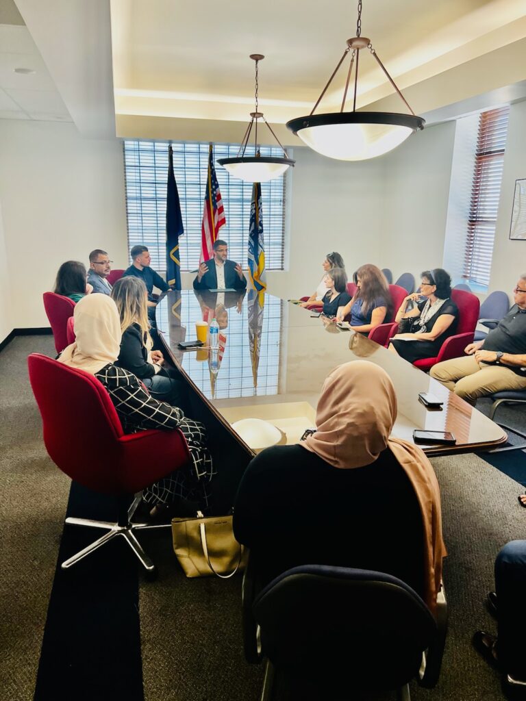 Arab America Delegation Visits Yemini Community in Hamtramck Michigan