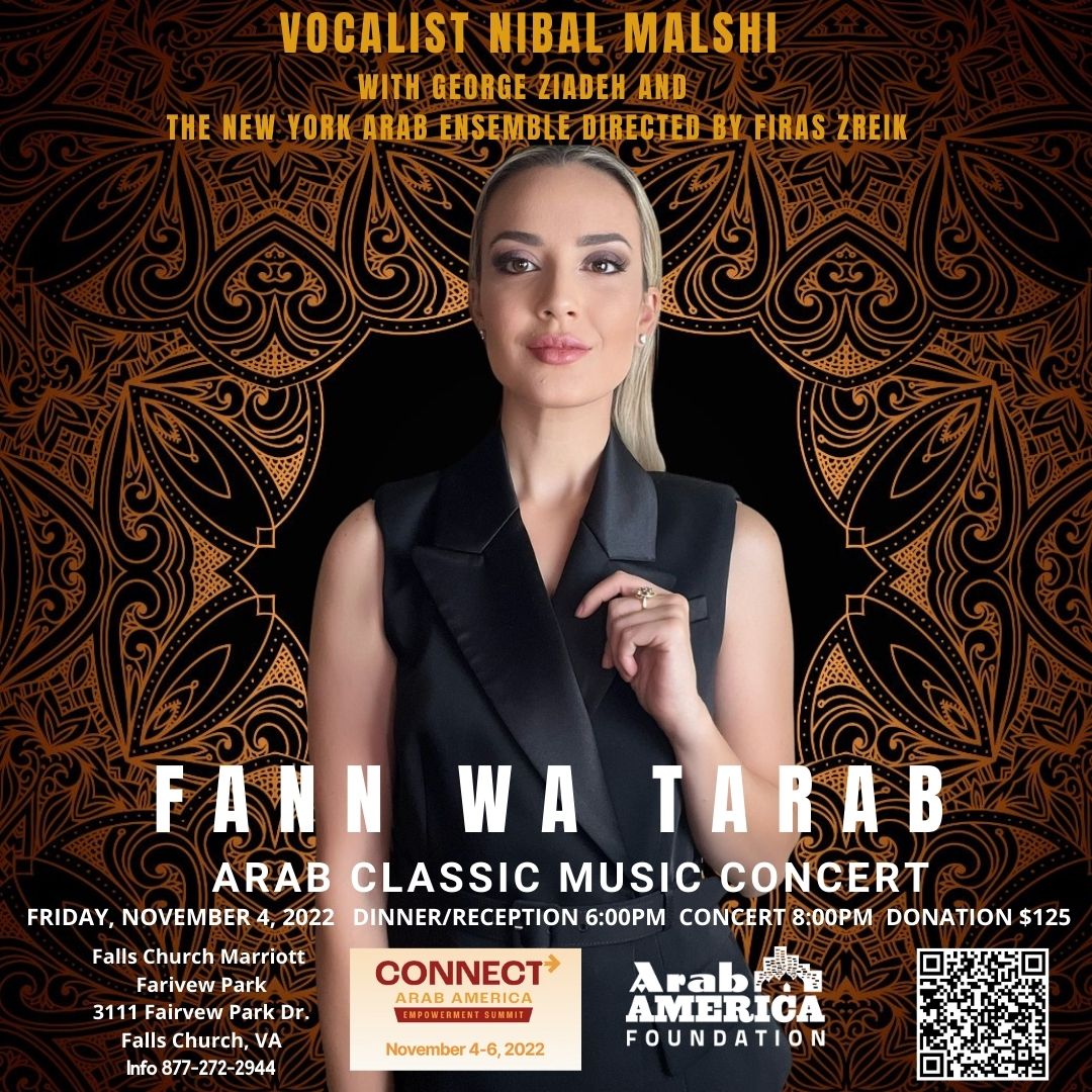 Nibal Malshi, Arab Classic Vocalist, to Perform at Connect Arab America ...
