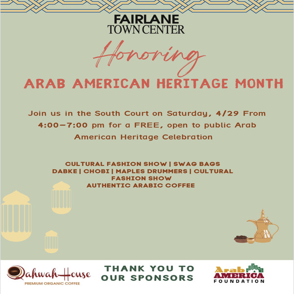 ARAB AMERICAN HERITAGE MONTH - Event - Arab America