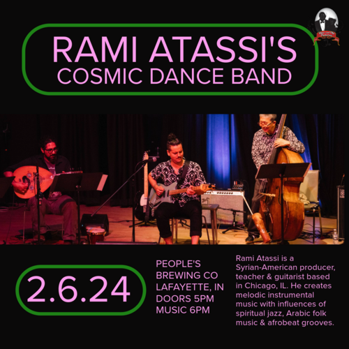 Concert | Rami Atassi's Cosmic Dance Band at People's Brewing (Jazz ...