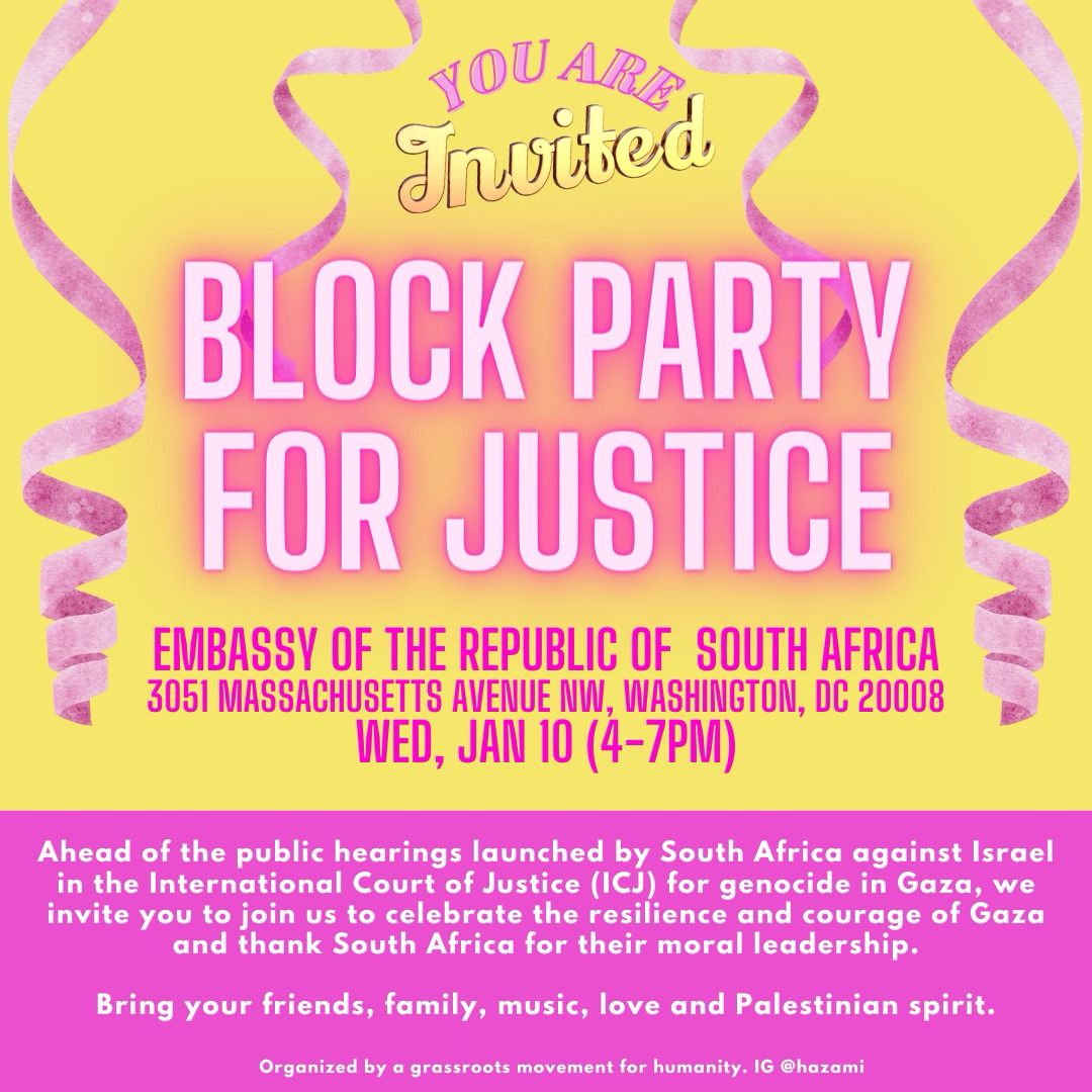 Block Party for Justice - Event - Arab America