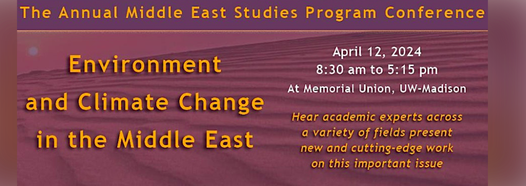 Annual Conference: Environment and Climate Change in the Middle East - Event - Arab America