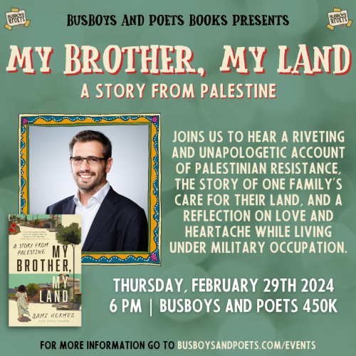 MY BROTHER, MY LAND | A Busboys and Poets Books Presentation - Event ...