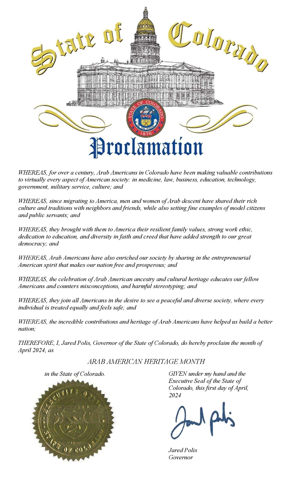 Proclamations, Resolutions, and Statements in Commemoration of National ...