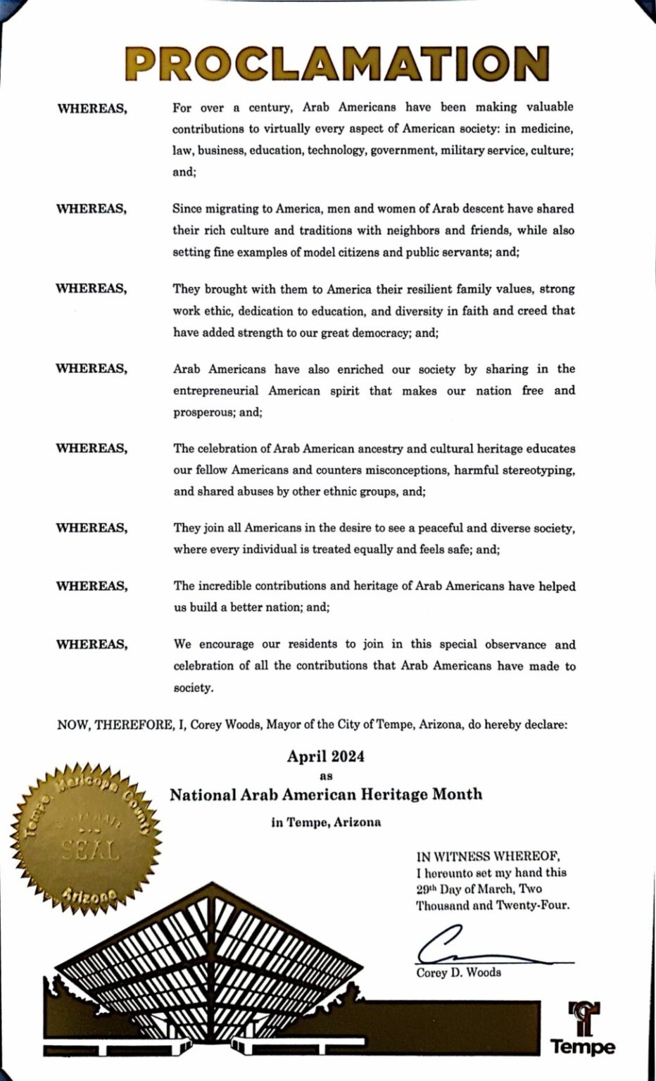 Proclamations, Resolutions, and Statements in Commemoration of National ...