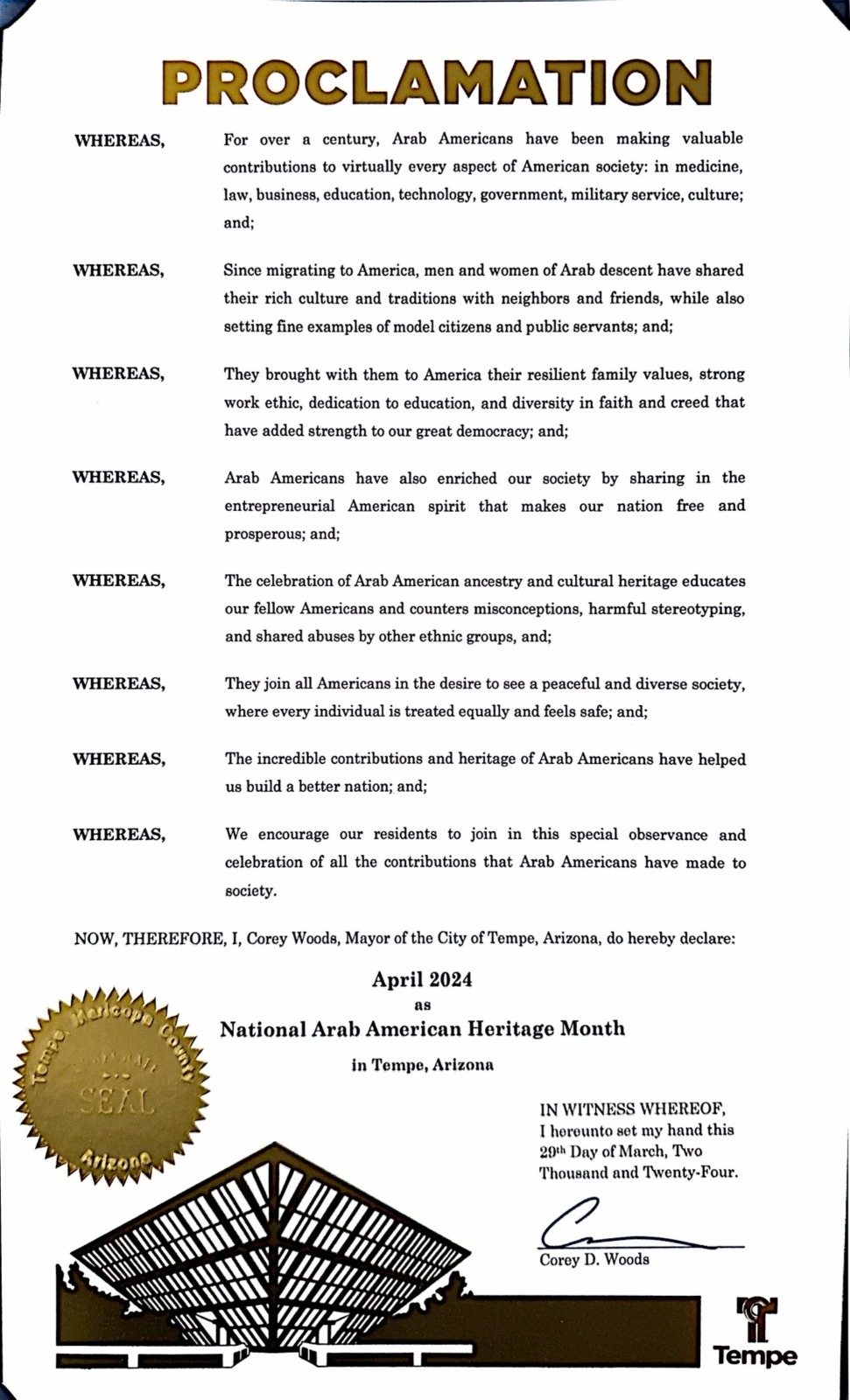 Proclamations, Resolutions, and Statements in Commemoration of National ...