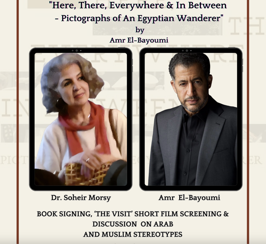 Book signing: “Here, There, Everywhere & In Between - Pictographs Of An Egyptian Wanderer”, by ...