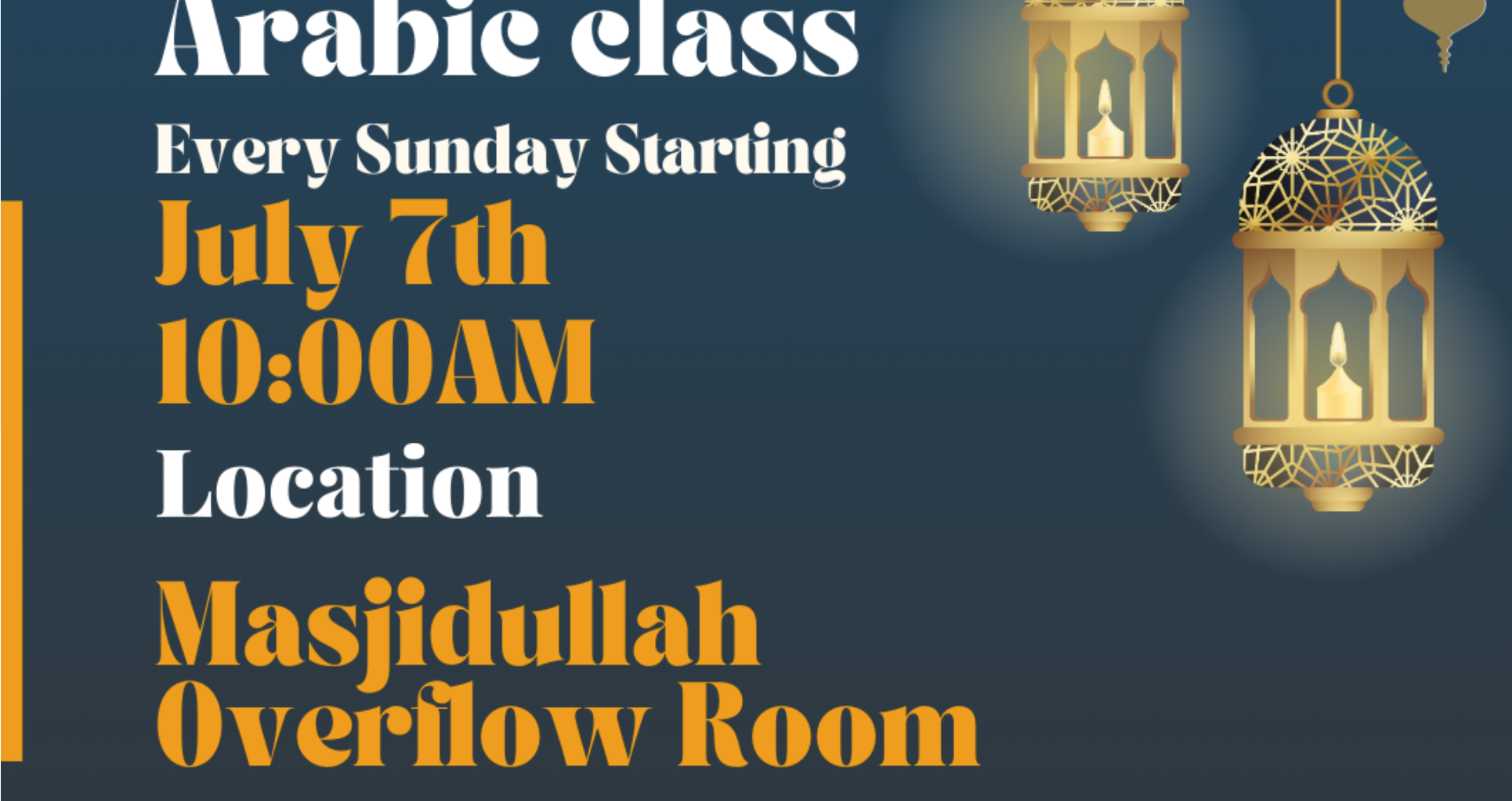 Beginners Arabic Class - Event - Arab America