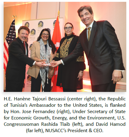 National U.S. – Arab Chamber of Commerce (NUSACC) recognizes Tunisia’s ...