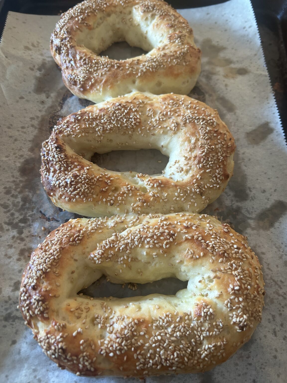 Easy 2-Ingredient Jerusalem-Style Sesame Bread