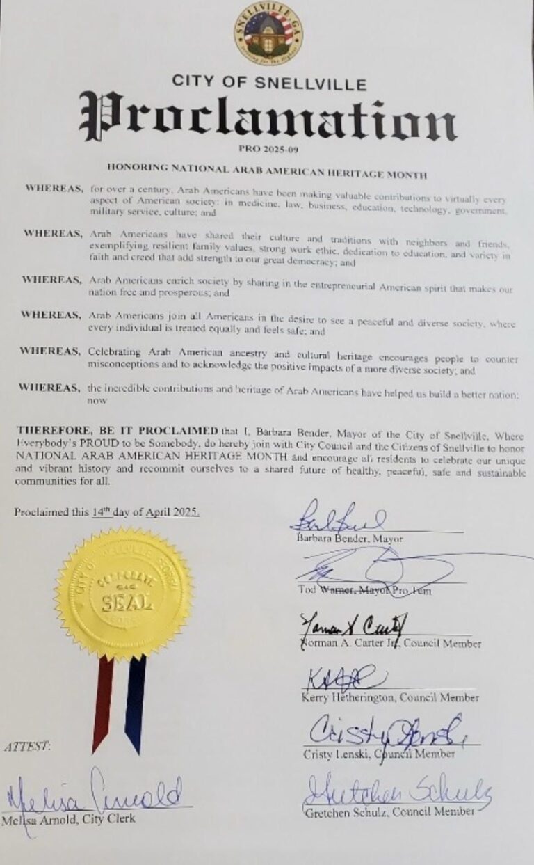 Proclamations for National Arab American Heritage Month-April 2025