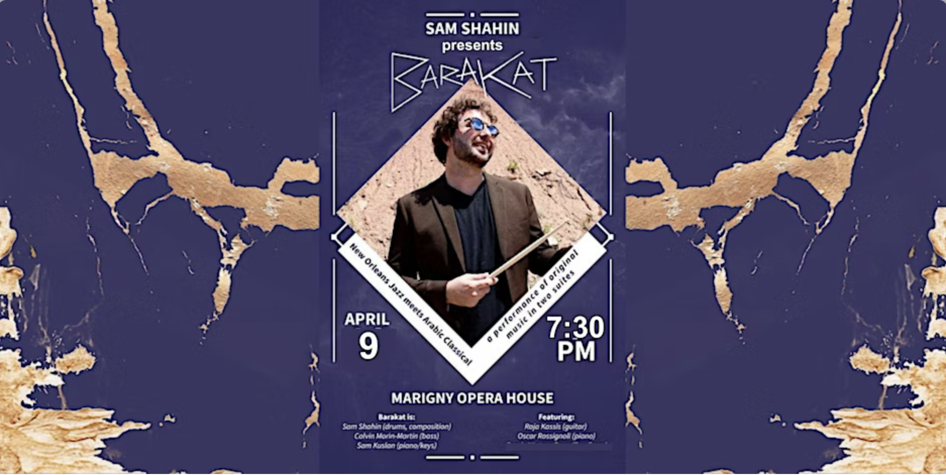 Sam Shahin Presents 'Barakat' - Event - Arab America