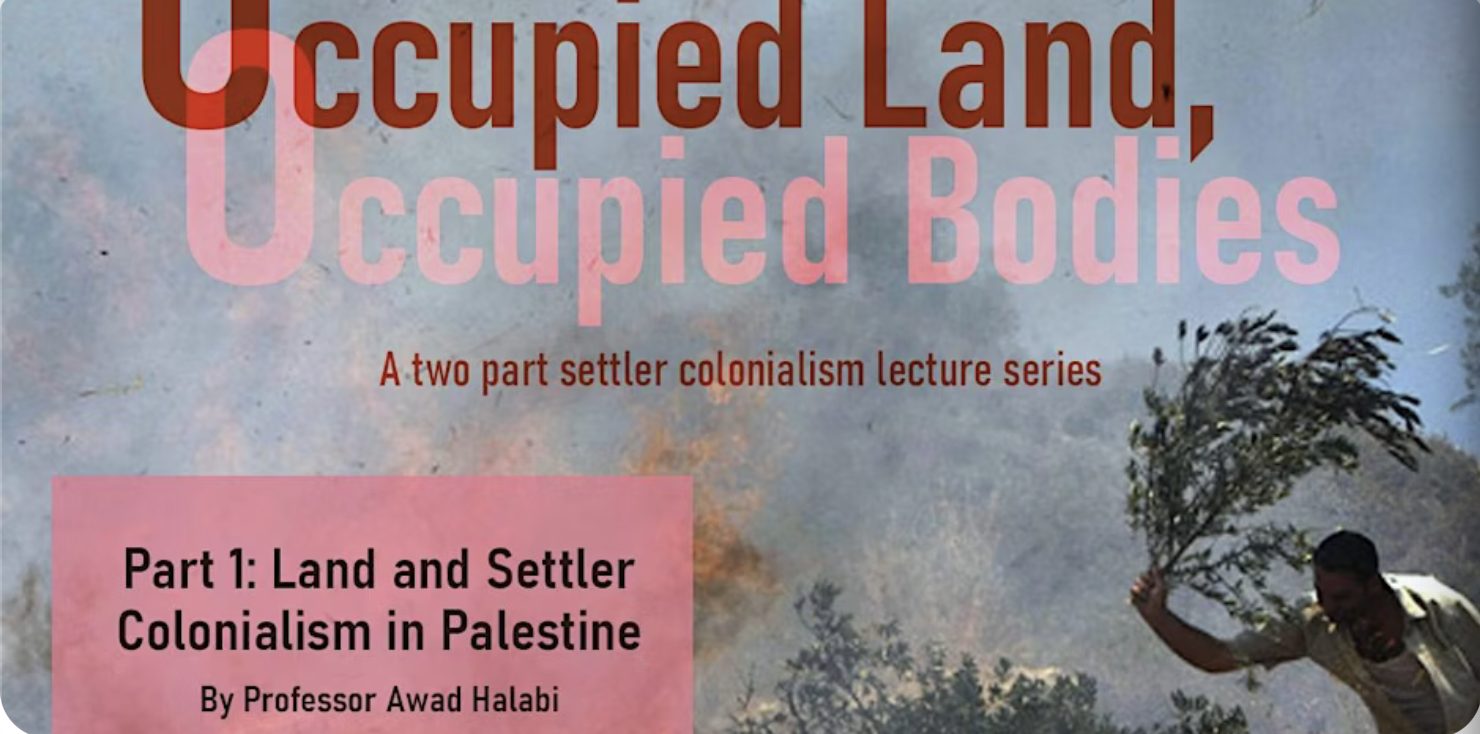 Occupied Land, Occupied Bodies P.1: Land & Settler Colonialism in ...