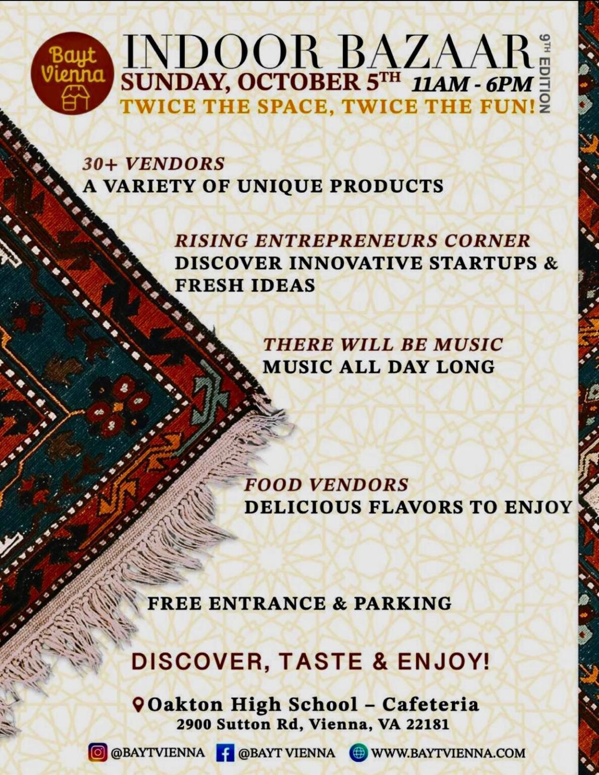 Indoor Bazaar - Event - Arab America