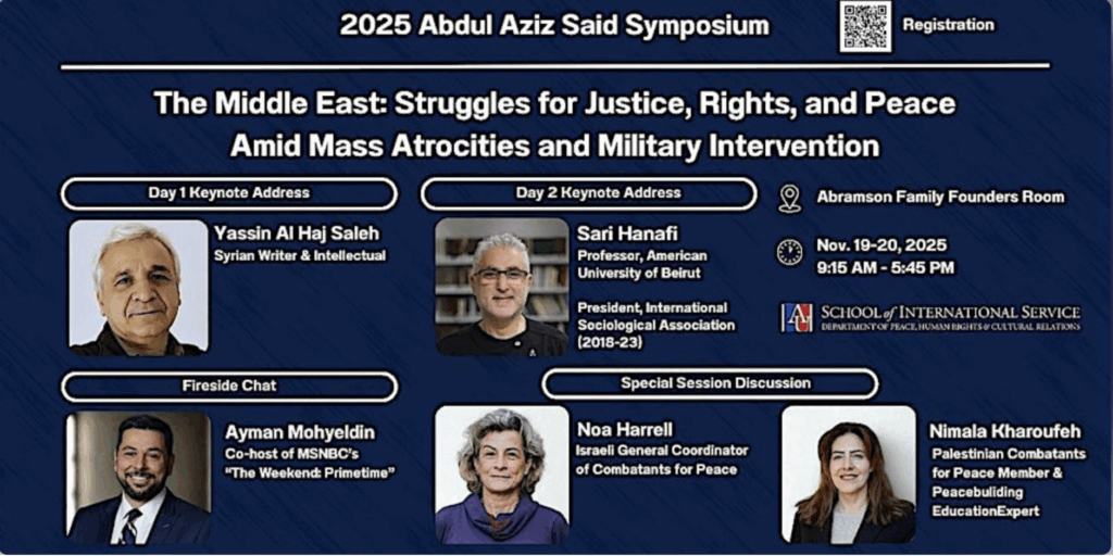 2025 Said Symposium - Event - Arab America