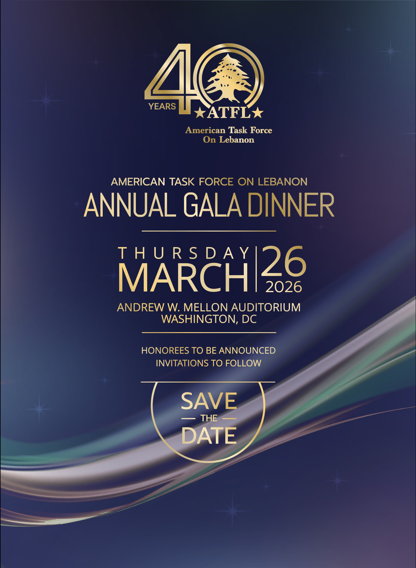 Save the Date: ATFL's 40th Anniversary Gala Dinner - Arab America